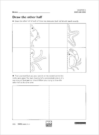 Draw the other half - Scholastic Shop