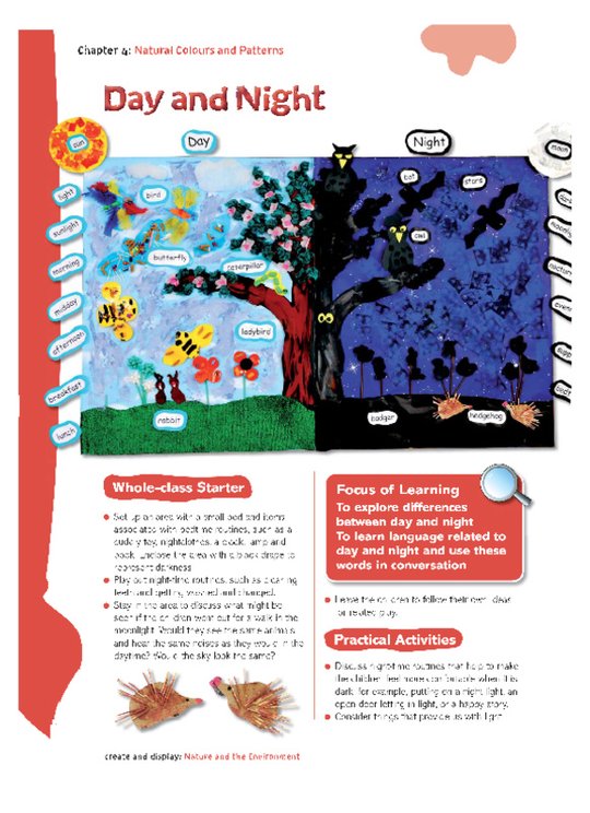 Night and Day display - Scholastic Shop