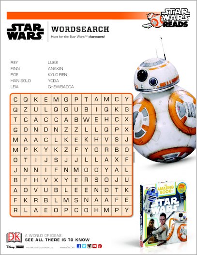 Star Wars Reads – Wordsearch - Scholastic Shop