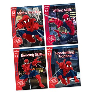 Marvel’s Spider-Man Learning Workbooks Pack x 4 - Scholastic Kids' Club