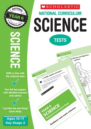 National Curriculum SATs Tests Science Test Year 6 Scholastic Shop
