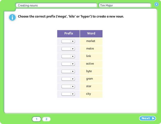 Creating nouns - Scholastic Shop