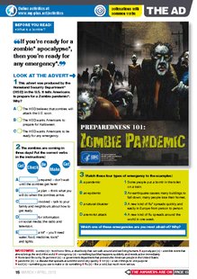 The Ad: Zombie Pandemic - Mary Glasgow Magazines
