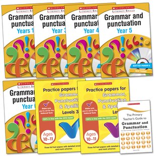 Scholastic Literacy Skills: Grammar and Punctuation Pack (Years 1-6) x ...