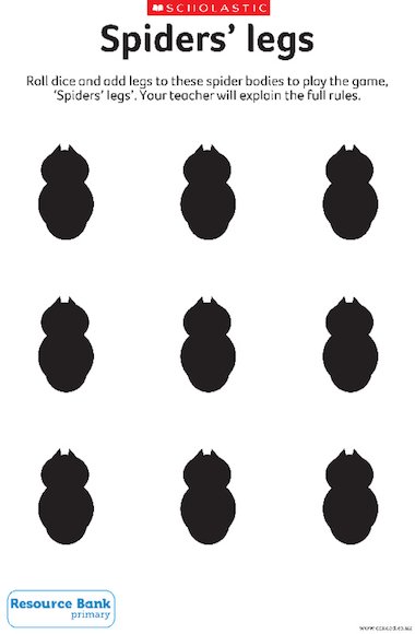 Spiders’ legs – Primary KS1 teaching resource - Scholastic