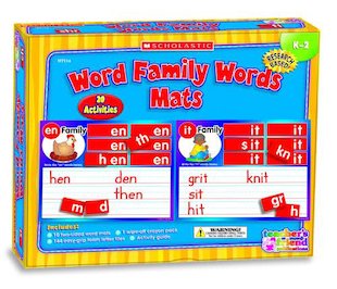 Mats Word Family Words - Scholastic Shop