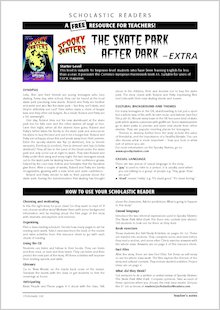 Spooky Skaters: The Skate Park After Dark – Resource Sheet & Answers ...