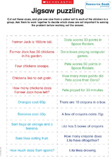 Maths Problem solving Challenge FREE Primary KS2 Teaching Resource 