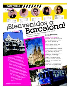 ¡Bienvenidos a Barcelona! - Mary Glasgow Magazines