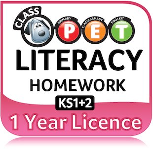 Class PET – Key Stage 1 & 2 Literacy Homework - Scholastic Shop