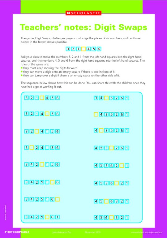 Problem solving number game - Scholastic Shop