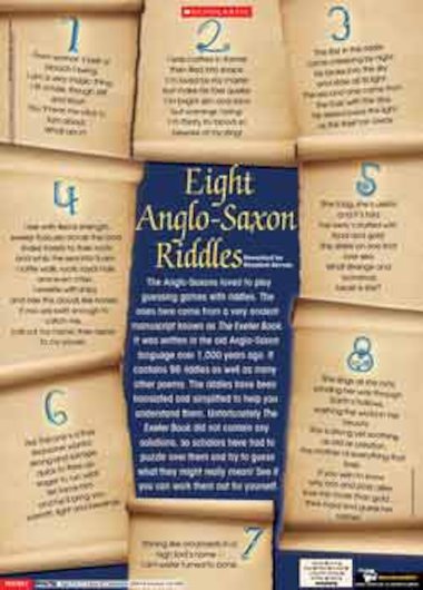 Eight Anglo-Saxon riddles – FREE Primary KS2 teaching resource - Scholastic