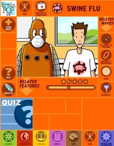Free animated swine flu video for schools - Scholastic