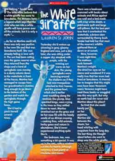 The White Giraffe – FREE Primary KS1 & KS2 teaching resource - Scholastic