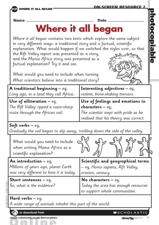 Where it all began – traditional and factual stories - Scholastic Shop