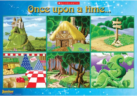 Once upon a time – fairytale poster - Scholastic Shop