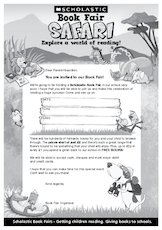 Safari Parent Letter - Scholastic Book Fairs