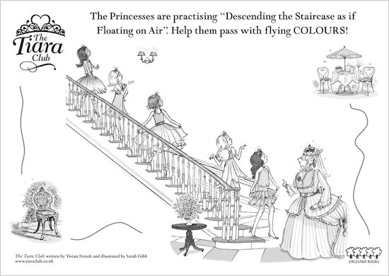 The Tiara Club Colouring - Scholastic Shop