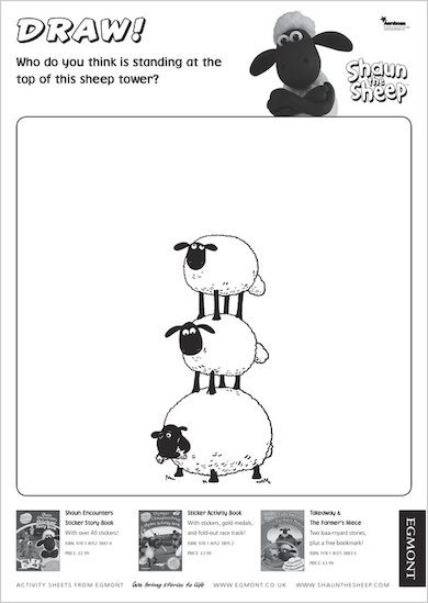 Shaun the Sheep Drawing Activity - Scholastic Shop