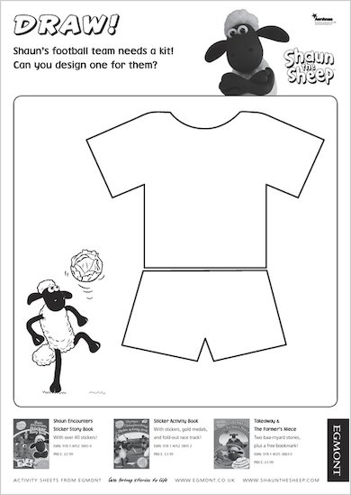 Shaun the Sheep Football Kit - Scholastic Shop
