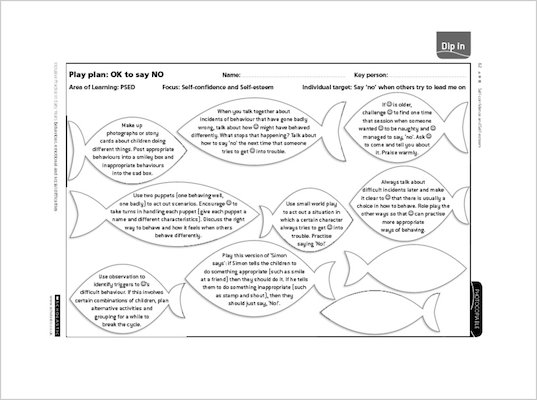 Play plan: ok to say no - Scholastic Shop