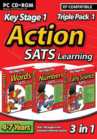 Action SATs CD-ROM Pack: Key Stage 1 - Scholastic Kids' Club
