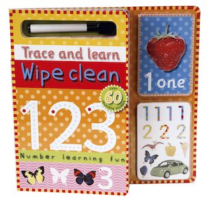 Trace and Learn Wipe-Clean 123 - Scholastic Kids' Club