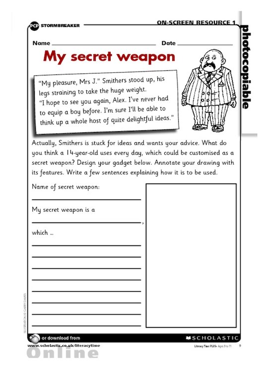 My secret weapon – Stormbreaker by Anthony Horowitz - Scholastic Shop