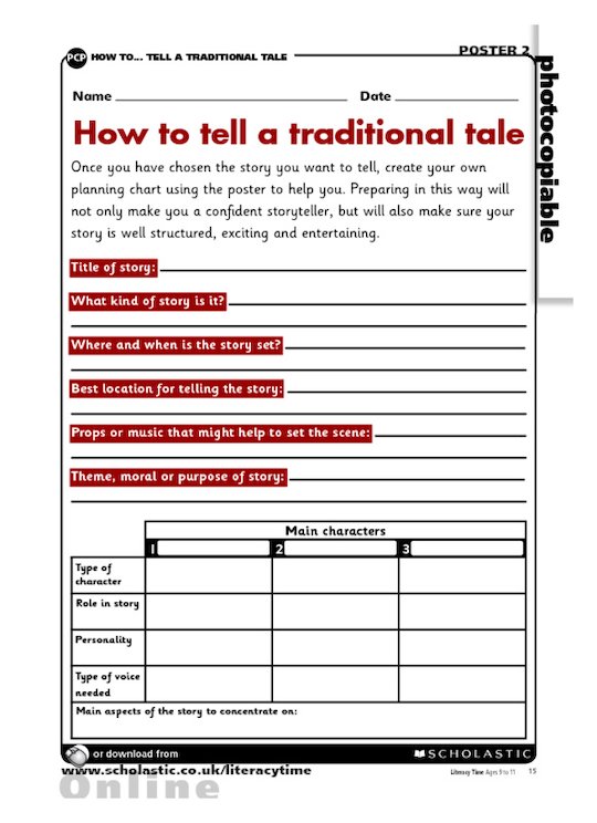 How to tell a traditional tale - Scholastic Shop