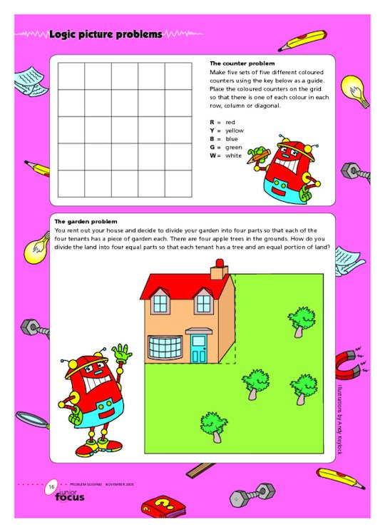 Logic picture problems 5 - Scholastic Shop