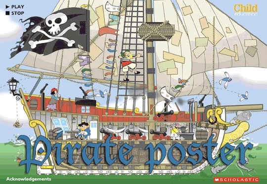 Pirate poster - Scholastic Shop