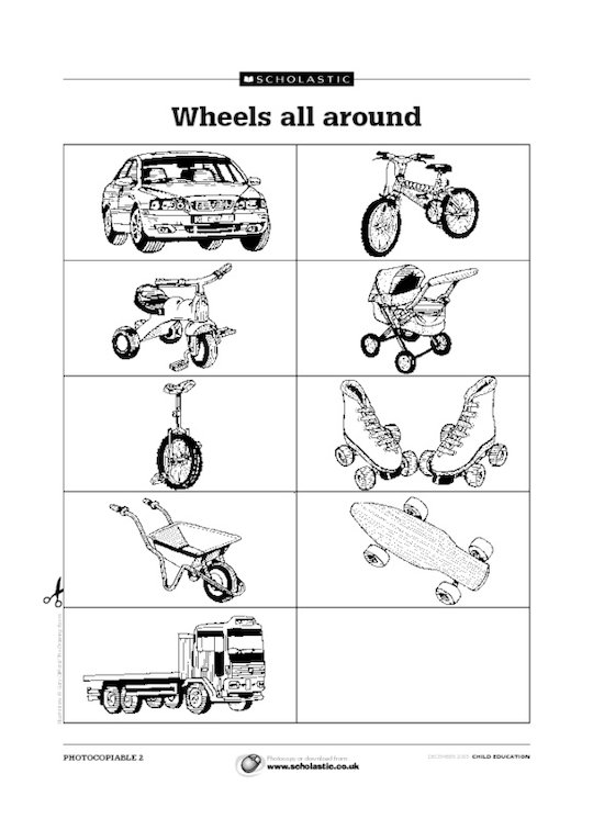 Wheels all around - Scholastic Shop