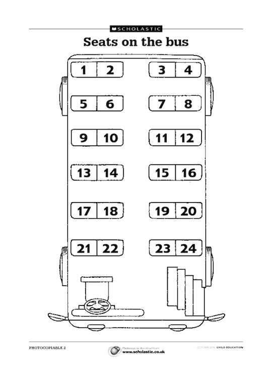 Seats on the bus - Scholastic Shop