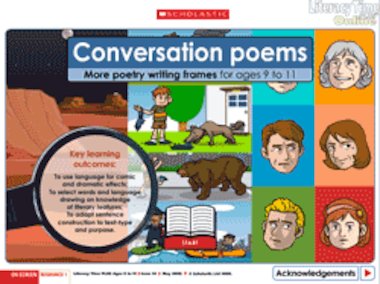 Conversation Poems Part 2 – FREE Primary KS2 teaching resource - Scholastic