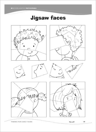 Jigsaw faces - Scholastic Shop