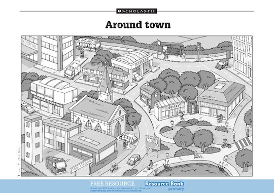 Around town - Scholastic Shop