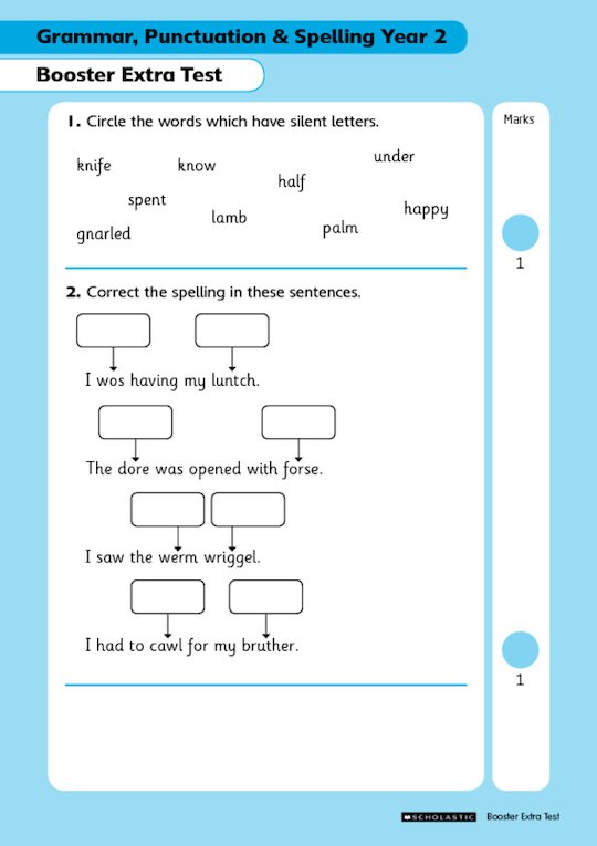 KS1 SATs GaPS Booster Extra Pack - Scholastic Shop