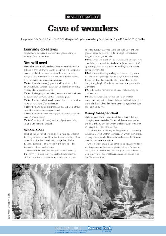 Cave of wonders - Scholastic Shop