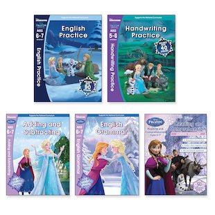 Disney Frozen Workbooks Ages 5-7 Pack x 5 - Scholastic Shop
