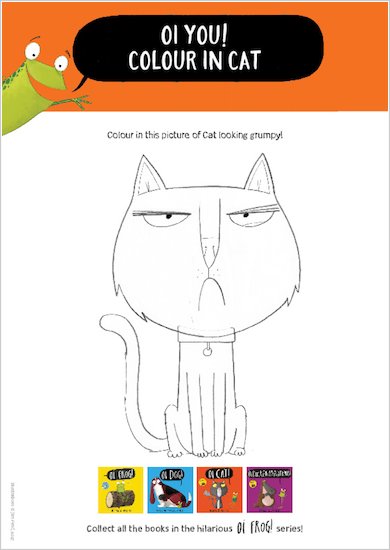 Oi Cat! Colour in Cat - Scholastic Shop