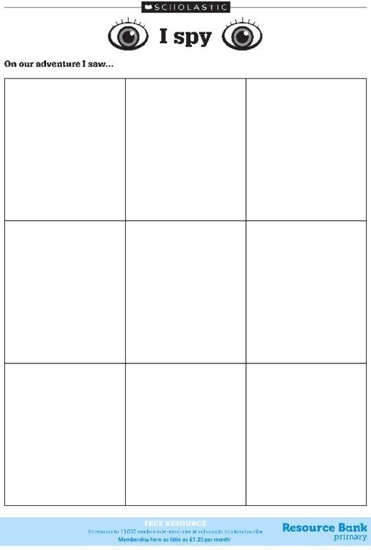I spy – story frames - Scholastic Shop