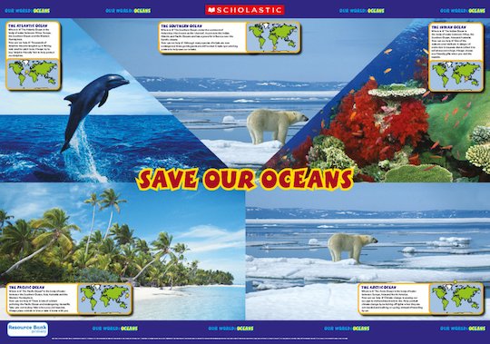 Save our oceans – poster - Scholastic Shop