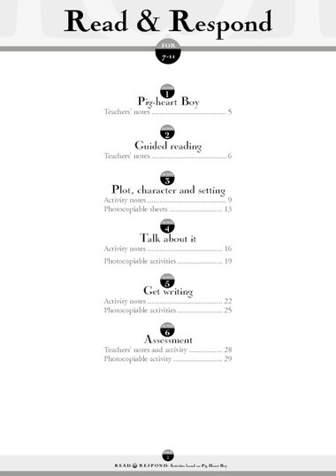 Read & Respond: Pig Heart Boy – Primary KS2 teaching resource - Scholastic