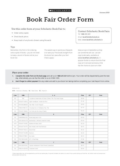 Free Resources – Everything you need for your Book Fair - Scholastic ...