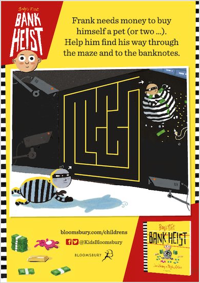Baby’s First Bank Heist – Maze puzzle - Scholastic Shop
