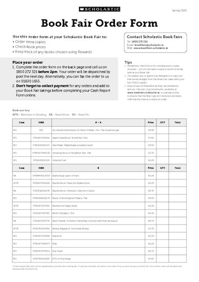 Free Resources – Everything you need for your Book Fair - Scholastic ...