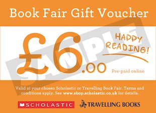Book Fair Gift Voucher £6 - Scholastic Shop