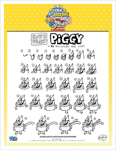 How 2 Draw: Piggy - Scholastic Shop