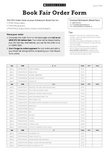 Free Resources – Everything you need for your Book Fair - Scholastic ...