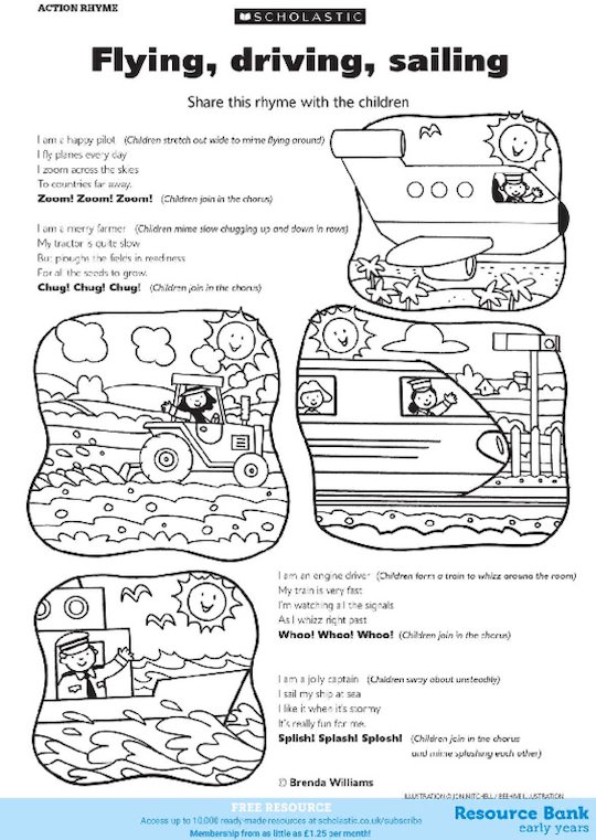 Flying, driving, sailing - Scholastic Shop